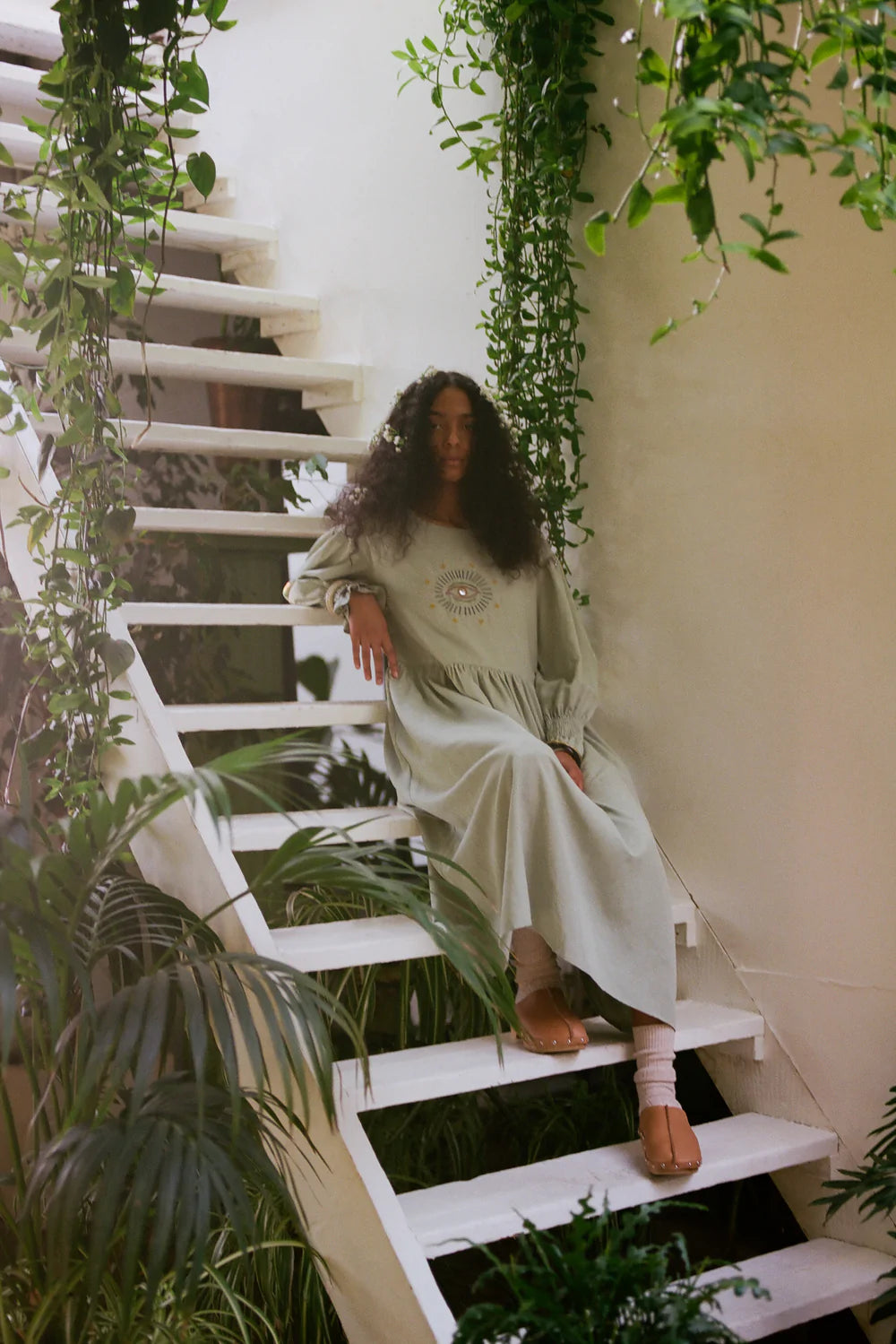 PAVONIA DRESS LINEN | JADE – LoversLand