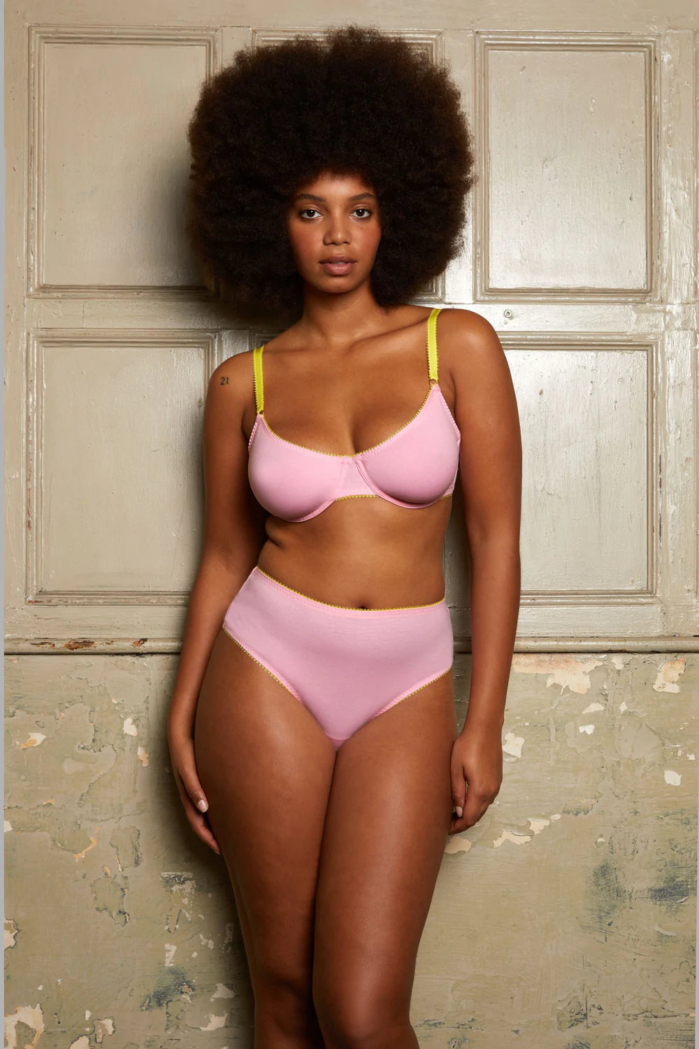 Skyler Cotton Underwire Bra | Flamingo Pink – LoversLand